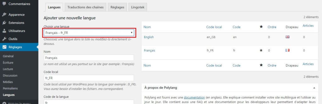 Comment proposer le multilingue sur son site WordPress