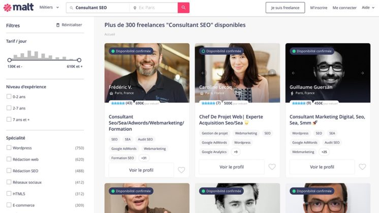 Présentation, test et avis de la plateforme de Freelance Malt (ex Hopwork)